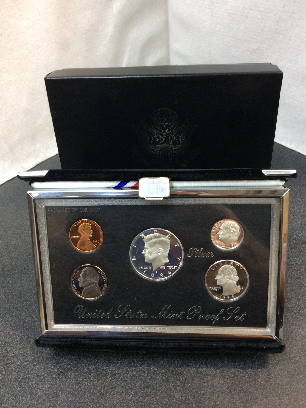 1996 US Mint Silver Premier Proof Set in OGP with COA | eBay
