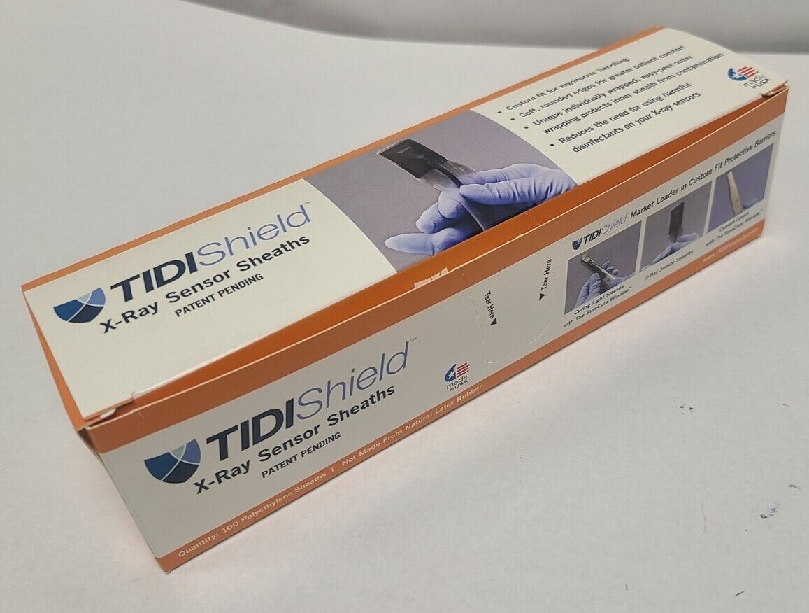 TIDI Digital X-Ray Sensor Sheaths # 20824 fits Kodak-6100 Size B87 #1 ...