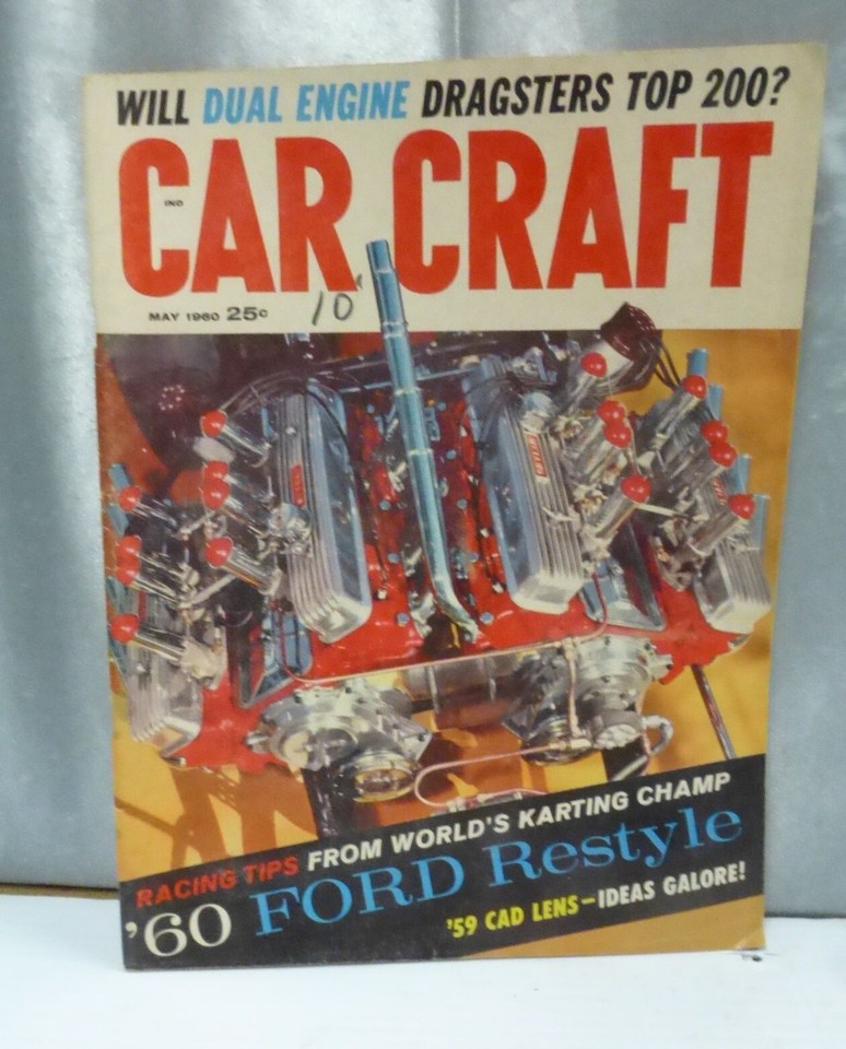 VINTAGE 1960’s CAR CRAFT HOT ROD MOTOR TREND MAGAZINES U PICK dxxb ...