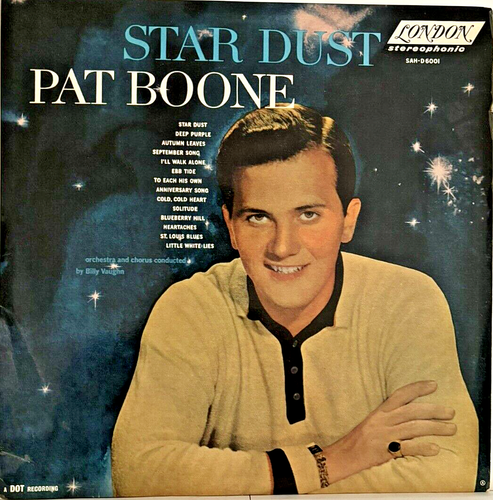 Pat Boone STAR DUST LP Vinyl Record SAHD6001 Stereo London Records VG+ ...