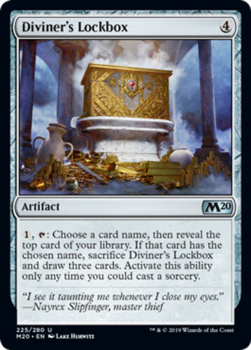 MTG: Diviner's Lockbox [Moderately Played] Core Set 2020 Magic the ...