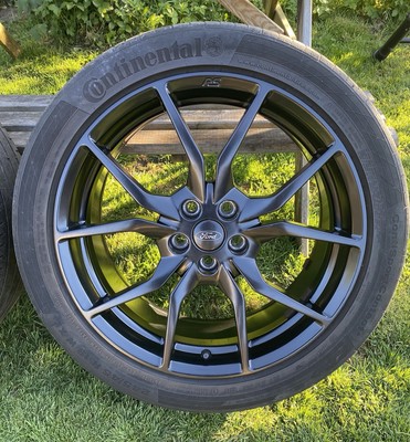 Set of 5x Genuine Ford Focus RS Forged Alloys fitted with Kuga Tyres ...