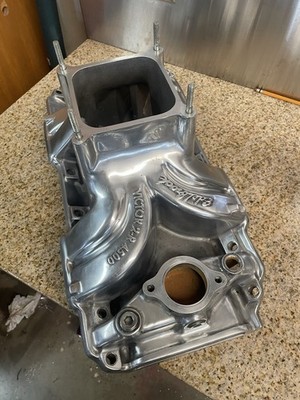 Vintage Edelbrock BBC Victor 2-R 4500 Tall Deck Intake Manifold ...