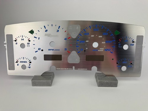 US Speedo Stainless Steel Dodge Ram Gauge Face for Clusters 2002-2005 ...