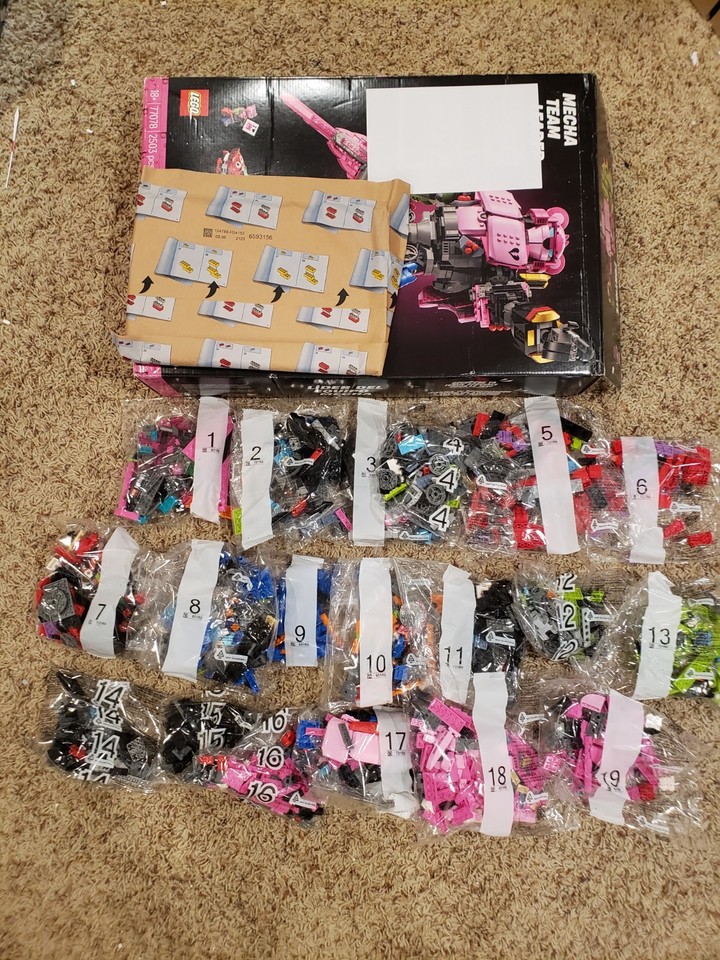 LEGO® FORTNITE Mecha Team Leader 77078 (open box/sealed bags) | eBay
