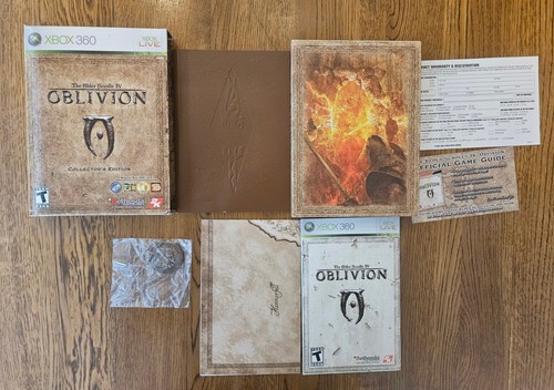 The Elder Scrolls IV Oblivion Collector's Edition Xbox 360 CIB w/ Map ...