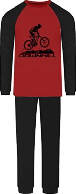 JUJAK BOYS MOUNTAIN BIKE LONG PYJAMAS PJS PREMIUM LOUNGEWEAR COTTON ...