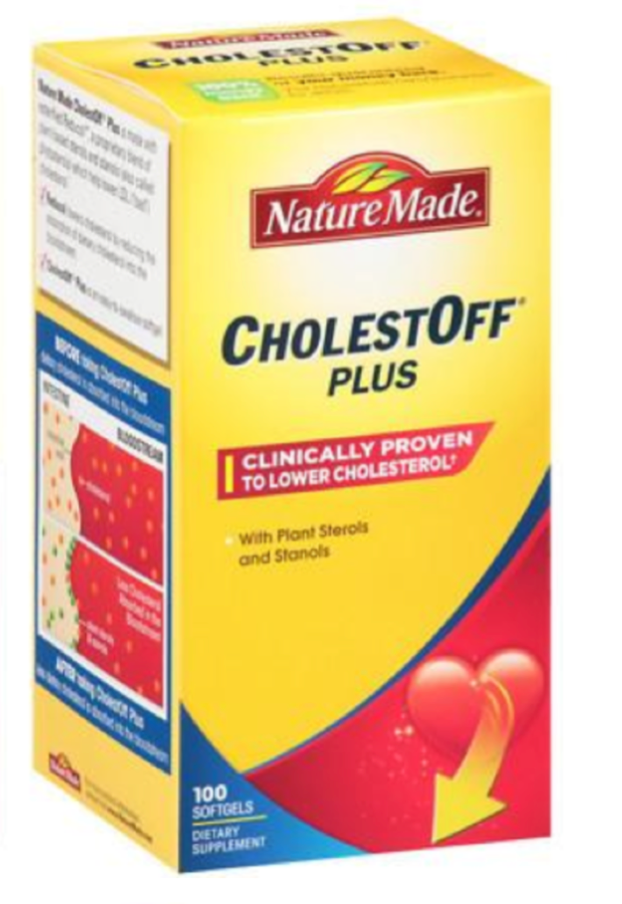 Nature Made Cholestoff Plus Lower Cholesterol 100 Softgels Exp 11/25 ...