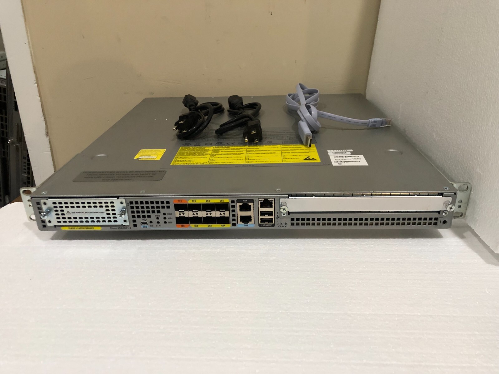 CISCO ASR1001-X-K9 6-Port Gigabit ROUTER ASR1001-X ASR1001X DUAL AC PWR | eBay