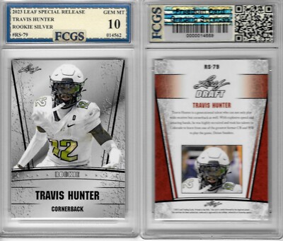 2023 Leaf Special Release Travis Hunter #RS-79 Graded FCGS 10 GEM MINT ...