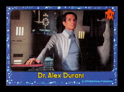 Dr. Alex Durant 3 Disney The Black Hole 1979 Trading Card TCG | eBay