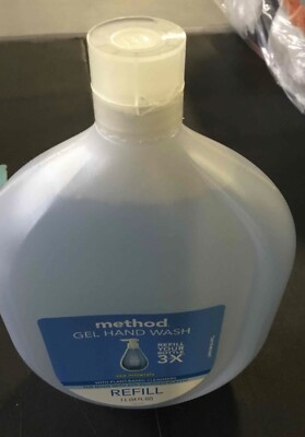 Method Gel Hand Soap Refill, Sea Minerals, Biodegradable Formula, 34 Fl ...