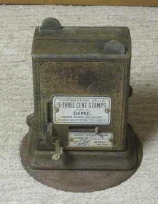 1930's Schermack Lazy Susan Postage Stamp Machine Vintage Antique ...