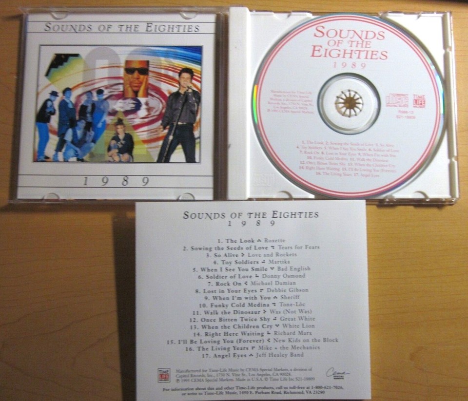 TIME LIFE SOUNDS Of The Eighties 80s - Pick your CD! Excellent - Mint ...