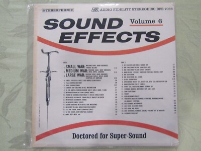 Sound Effects Volume 6 Audio Fidelity #DFS 7036 Stereo 1964 | eBay