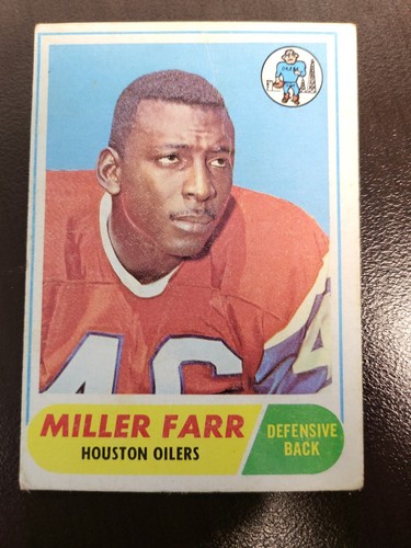 1968 Topps Football Miller Farr card #172 | eBay