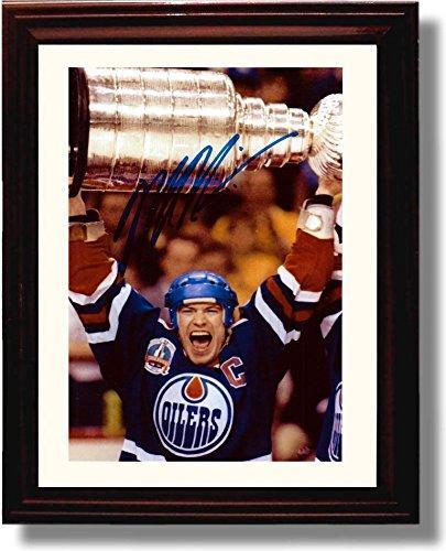 16x20 Framed Mark Messier Stanley Cup Celebration Autograph Promo Print ...