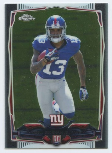2014 Topps Mini Chrome #117 Odell Beckham Jr. RC - Rookie Card NY Giant ...