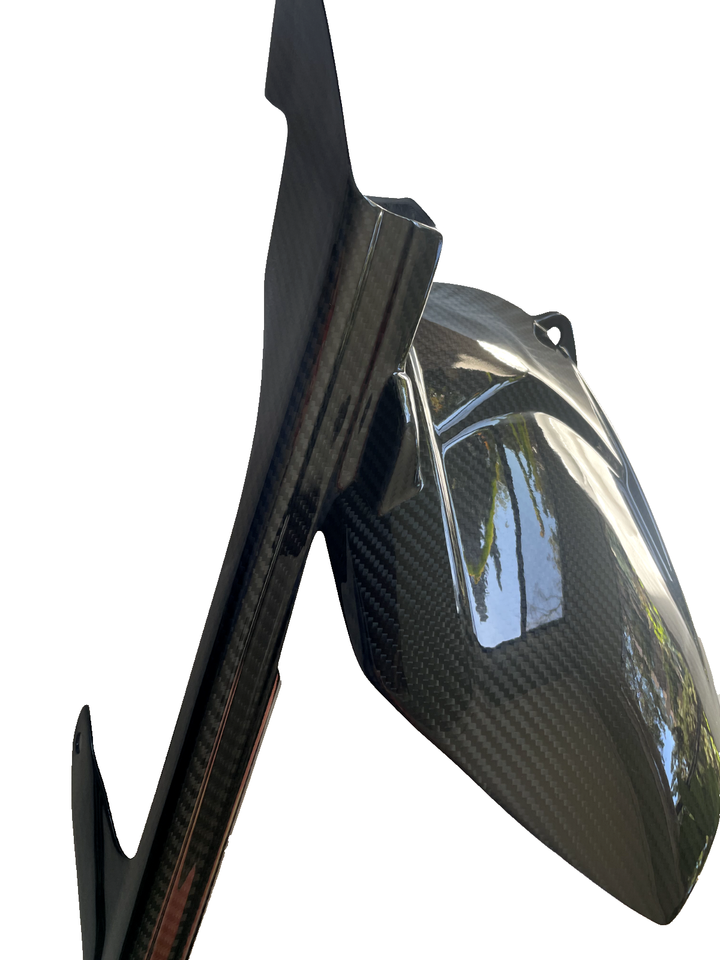 Yamaha Carbon Fiber R1 Rear Fender with Chain guard 2007 2008 | eBay