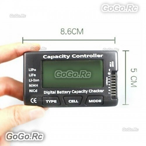 RC CellMeter-7 Digital Battery Capacity Checker For NiMH Nicd LiFe LiPo ...