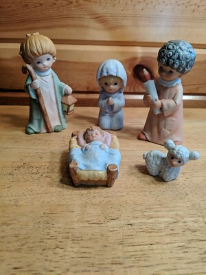 Homco Children's Nativity Scene 5602 | eBay