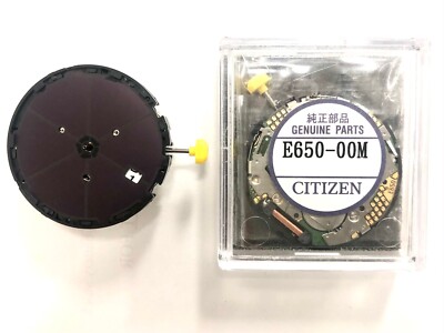CITIZEN E650 WATCH MOVEMENT ECO DRIVE SOLAR 3 HANDS NEW GENUINE | eBay ...