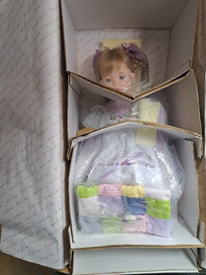DANBURY MINT ''QUILTING BEA'' DOLL 21'' H | eBay