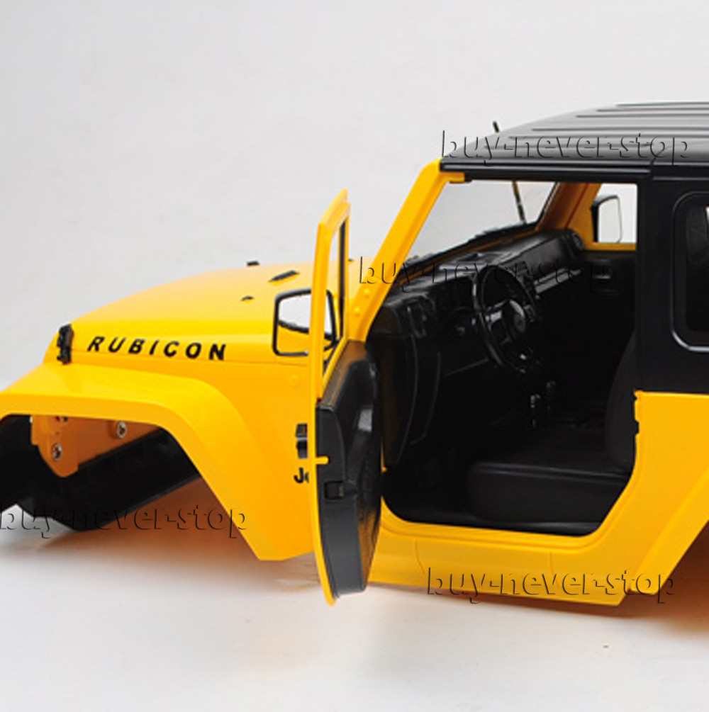 RC Parts or 275mm Body Shell For SCX10 1/10 RC Jee-p Wrangler Engine ...