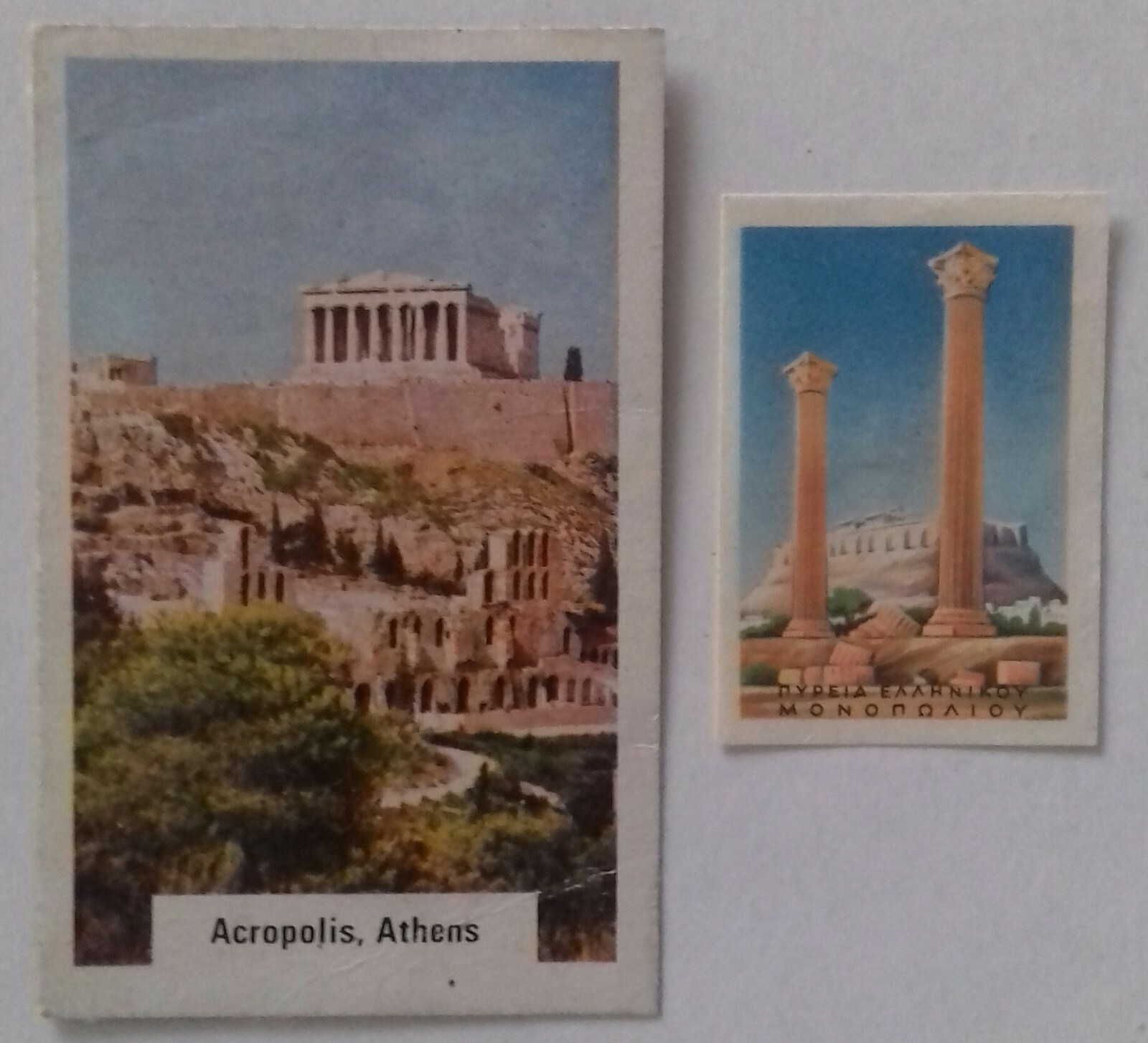 Ancient Greek Athens Greece. Trade Card & Matchbox Label | eBay