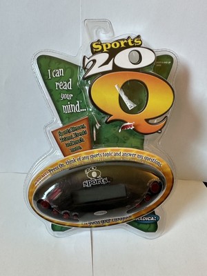 Radica Sports 20 Questions Hand-Held Electronic Trivia Game New Old ...