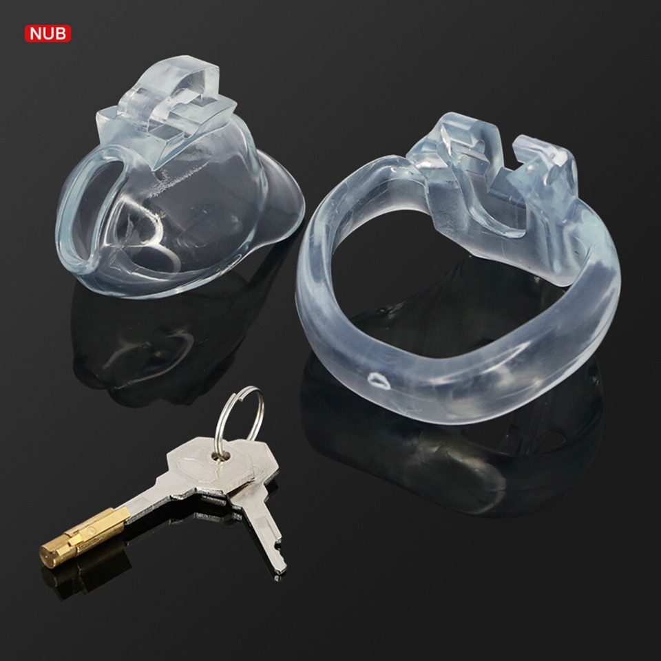 Male HT V4 Resin Ring Male Device Chastity Belt Lock Cage Restraint | eBay