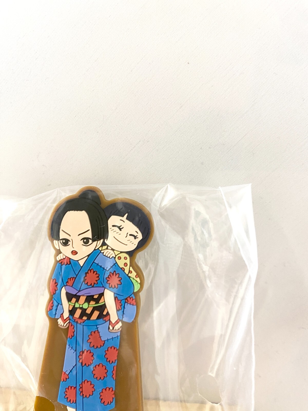 One Piece Izou & Kikunojo Rubber Keychain Charm Unopened Bandai Namco ...