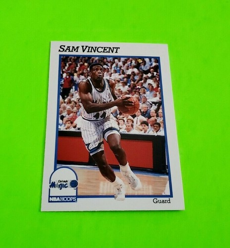 1991/92 Hoops Basketball Sam Vincent Card #154***Orlando Magic*** | eBay