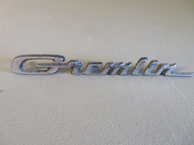 Vintage Original AMC Gremlin Emblem Script | eBay