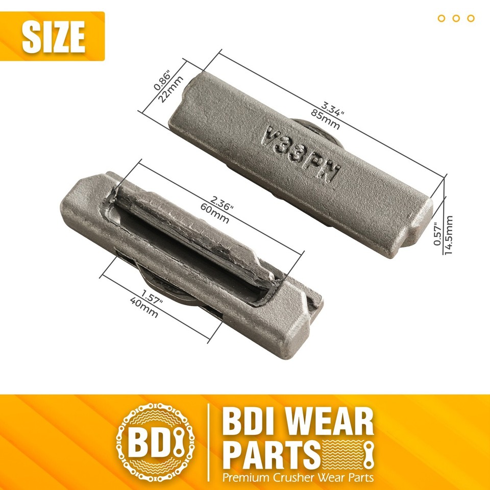 V33PN Flex Pins Fits V33SYL V33 33SYL Style Bucket Teeth/Tooth - 10PCS ...