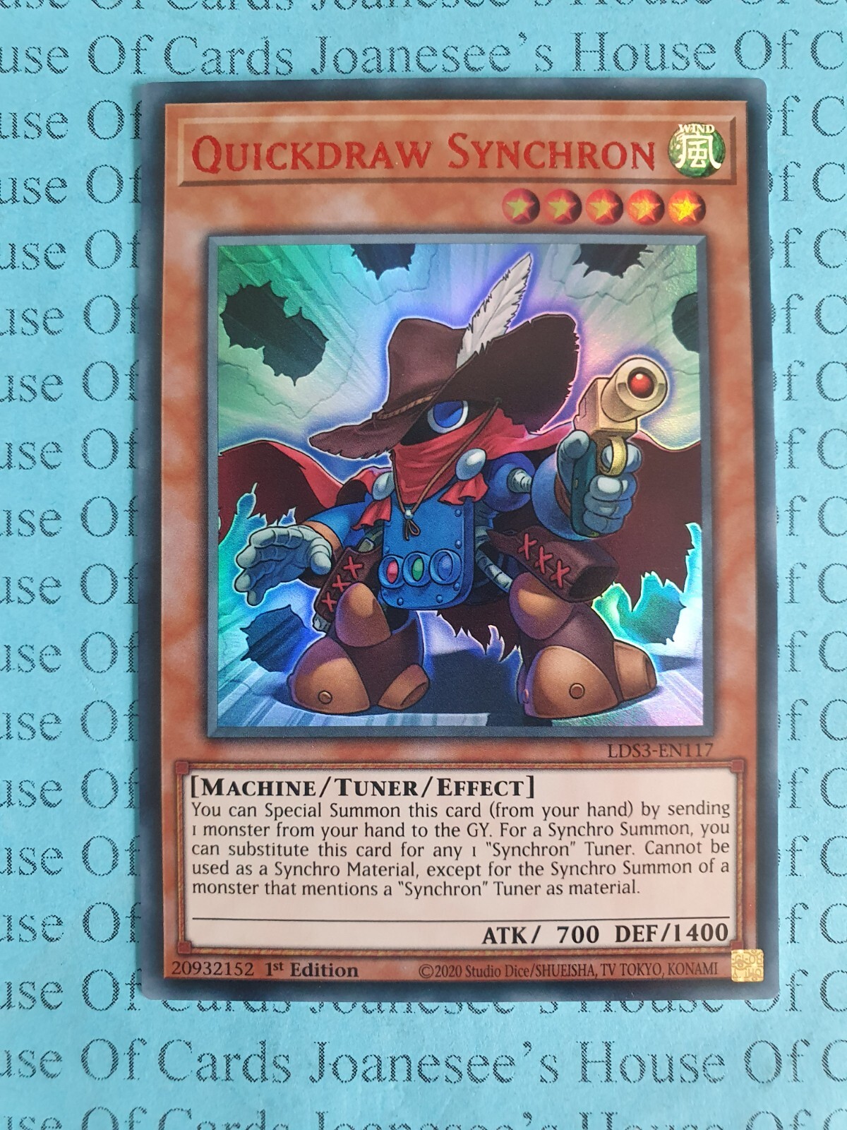 Quickdraw Synchron LDS3-EN117 Ultra Rare Yu-Gi-Oh Card 1st Edition Red New | eBay UK