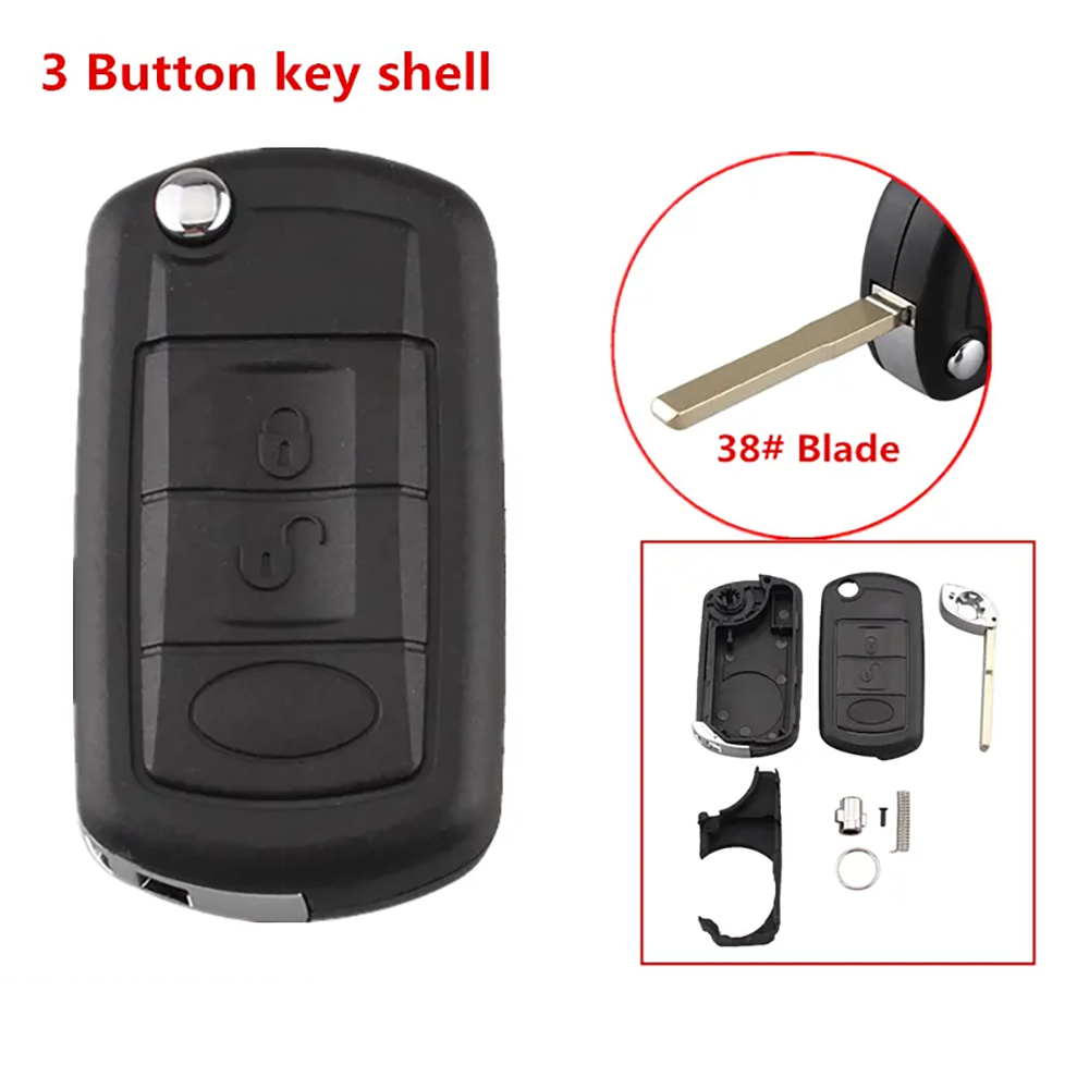 HU101 for 2006-2009 Land Rover LR3 Range Rover Sport Remote Key Shell ...