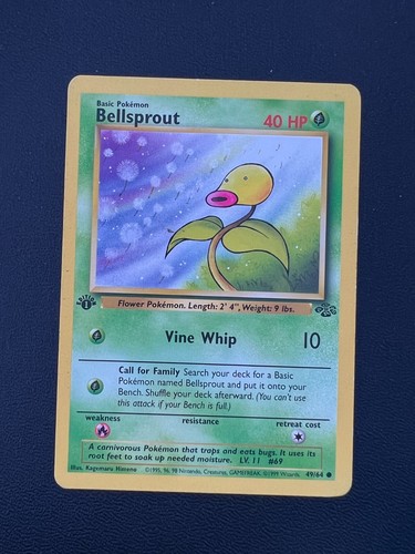 Bellsprout #49/64, 1999 Jungle Set 1st Edition, Pokémon TCG | eBay