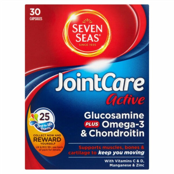 Seven Seas Jointcare Active Glucosamine Chondroitin 30 Capsules ...