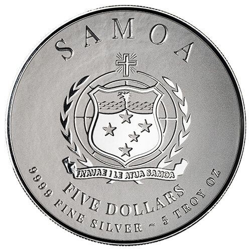 2025 - 5 oz CAESAR Silver Coin .9999 Fine Silver Proof Like - Commander ...