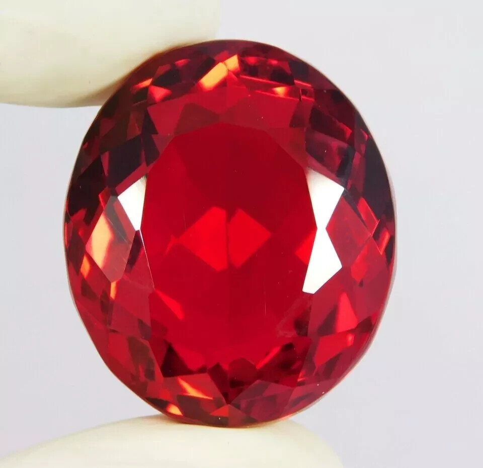 600 Ct Natural Red Topaz Rare Brazilian oval Shape Certified Loose ...
