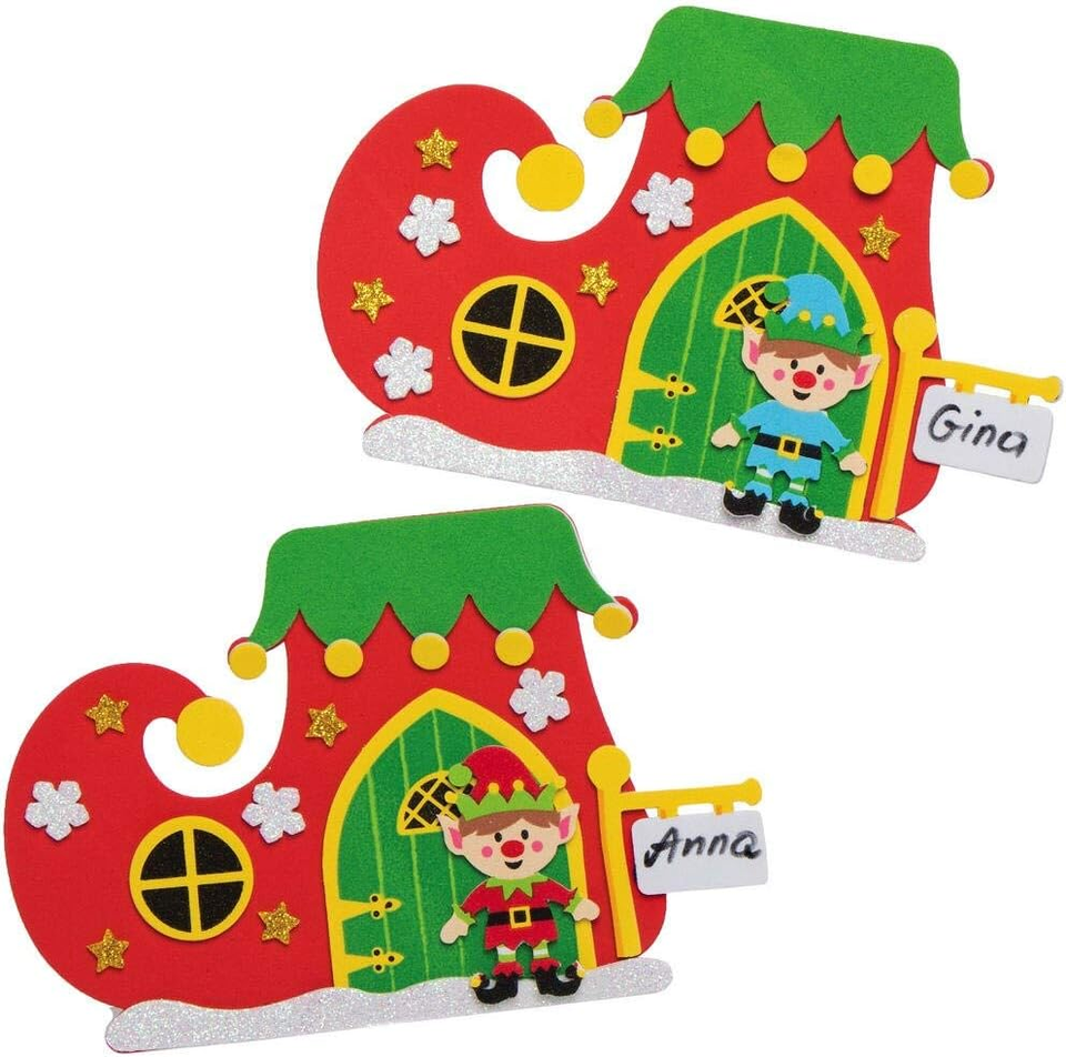 AX400 Kit Porte Magiche Natalizie in Gommapiuma per Elfi - Confezione ...