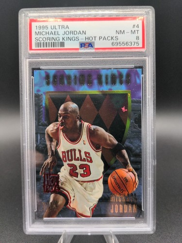 1995 ULTRA SCORING KINGS HOT PACKS #4 MICHAEL JORDAN PSA 8 ⚜️ | eBay