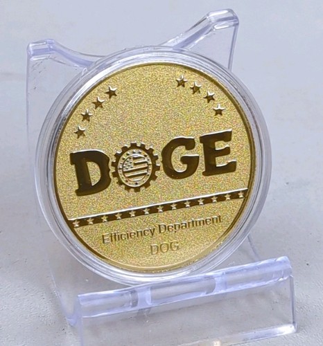 Department of Government Efficiency (DOGE) Collectible GOLD Coin in ...