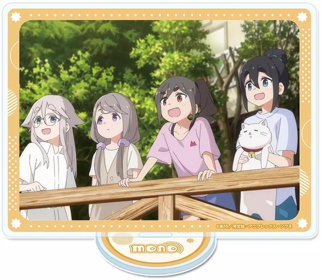 Acrylic stand/acrylic panel C. set (yellow) acrylic visual board "mono ...