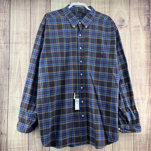 NWT Polo Ralph Lauren Classic Fit Plaid Multicolor Button-Up Shirt Sz ...