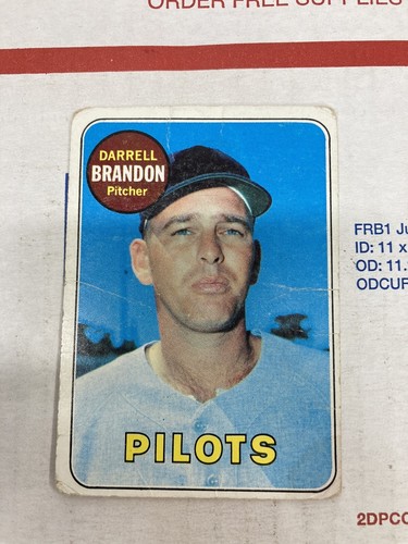 Darrell Brandon Seattle Pilots 1969 Topps #301 | eBay
