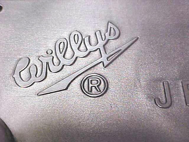 Willys JEEP Overland data plate 1950 -1960's | eBay