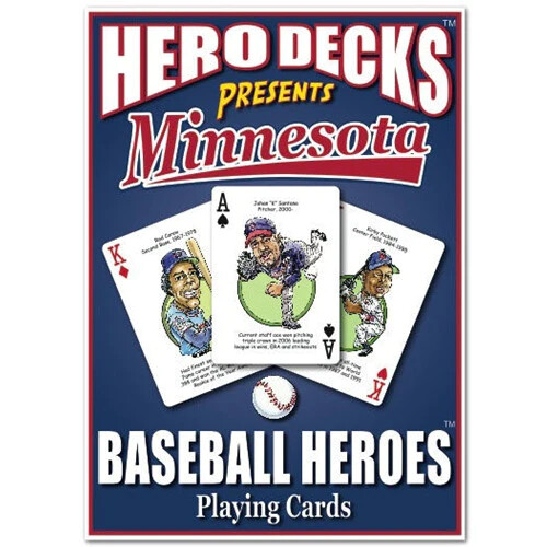 MLB Baseball Hero Decks Caricature 52 Playing Cards rare custom Parody ...