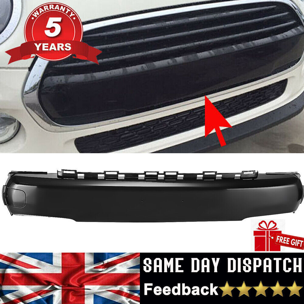 For MINI F55 F56 F57 Cooper JCW Front Bumper Number Plate Cover Gloss ...